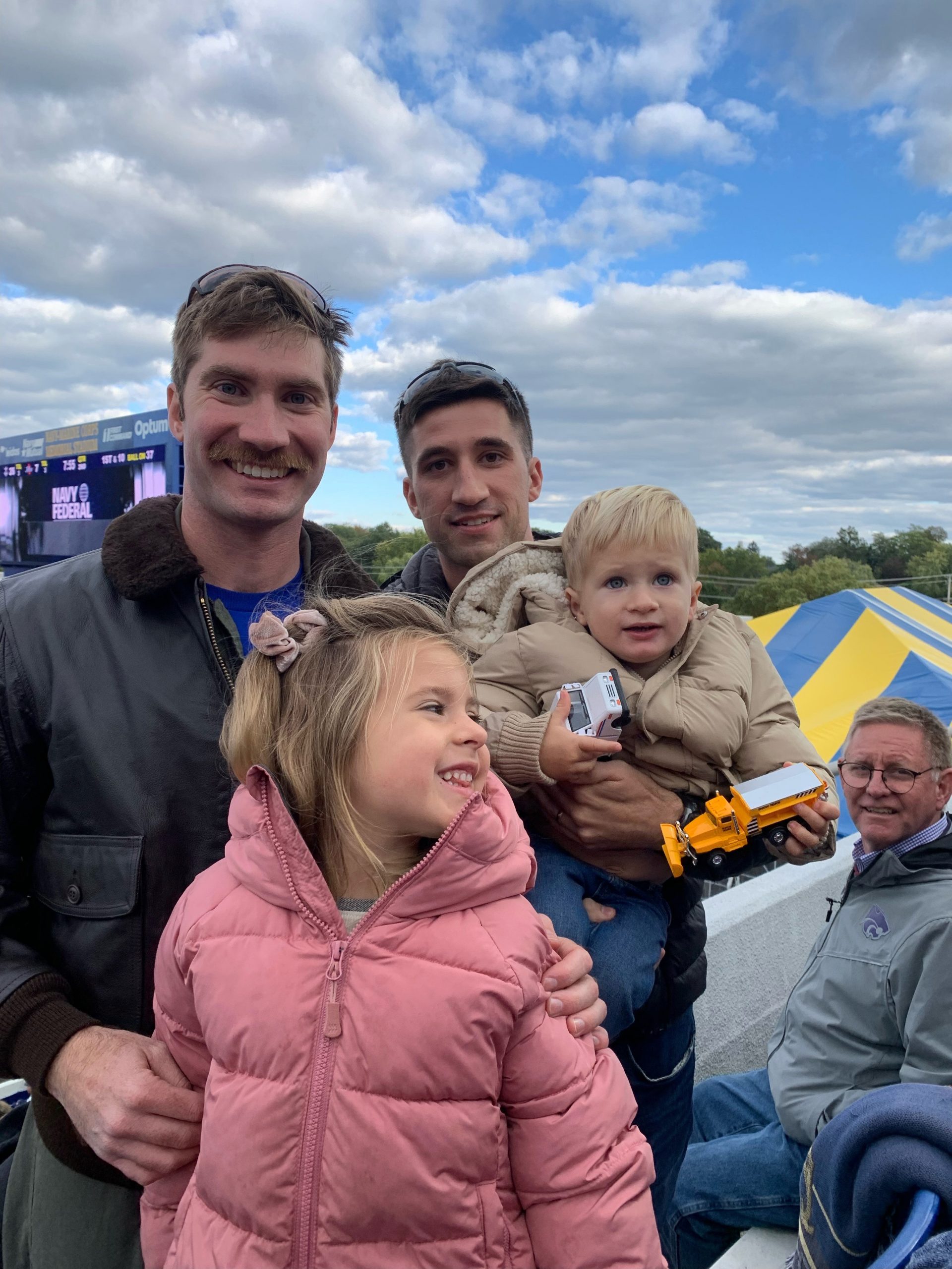 Son of Jim Fiorelli (2nd Co.) Leads Hornet Flyover at Navy Homecoming ...