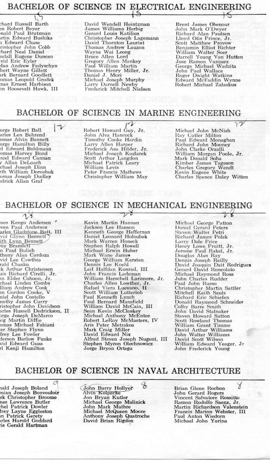 Graduation and Commissioning Ceremonies Program – June 7, 1978 – USNA 1978