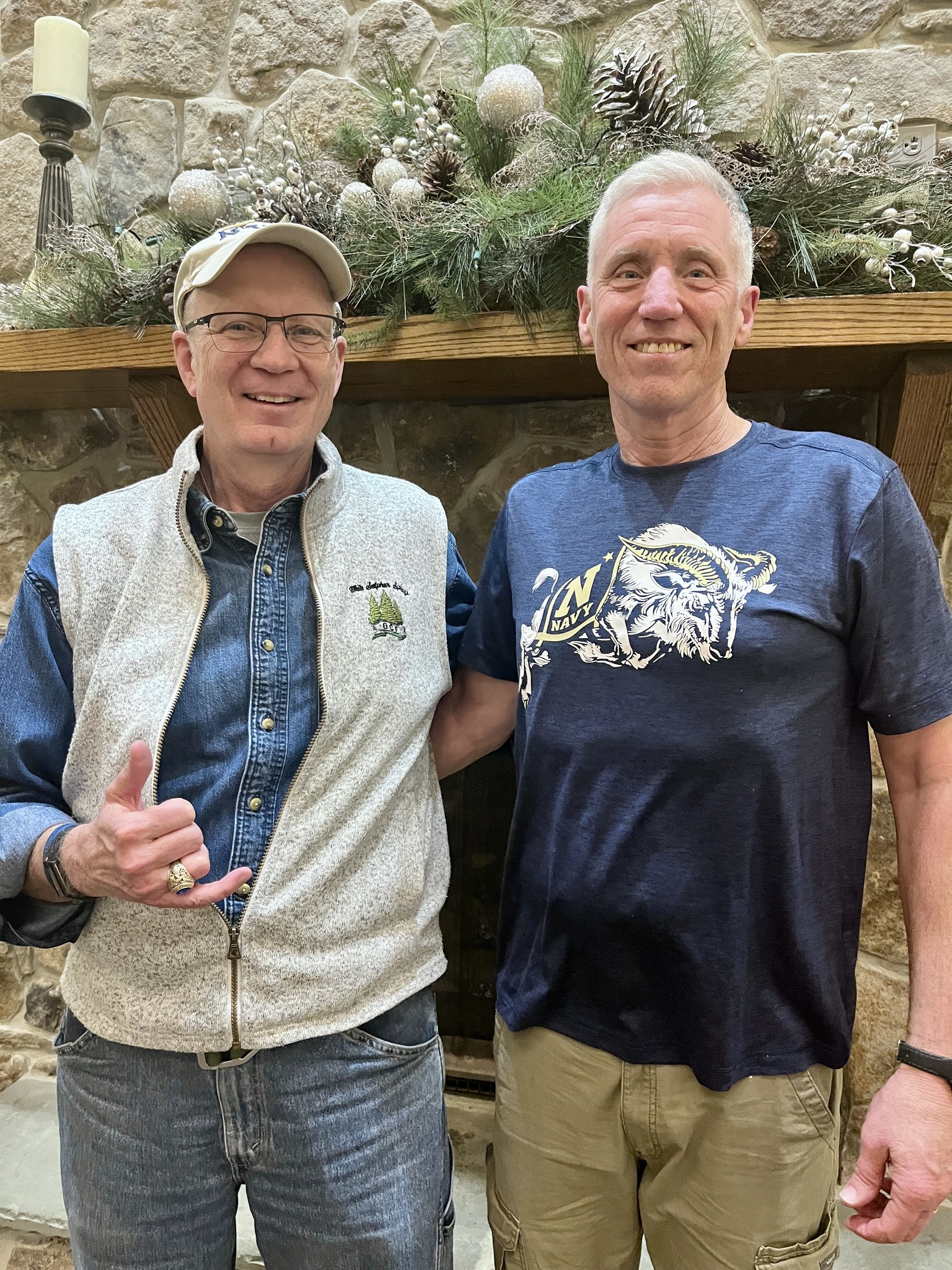 Bob McMasters (12th Co.) and Fred Butterfield (22nd Co.) Connect at ...